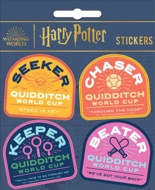 Harry Potter Quidditch Carded 4 Sticker Set by Ata-Boy Inc | Barnes & Noble®