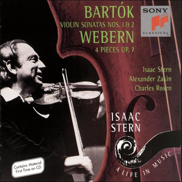 Bart¿¿k: Violin Sonatas Nos. 1 & 2; Webern: 4 Pieces, Op. 7 by Bartok / Webern / Stern / Zakin ...