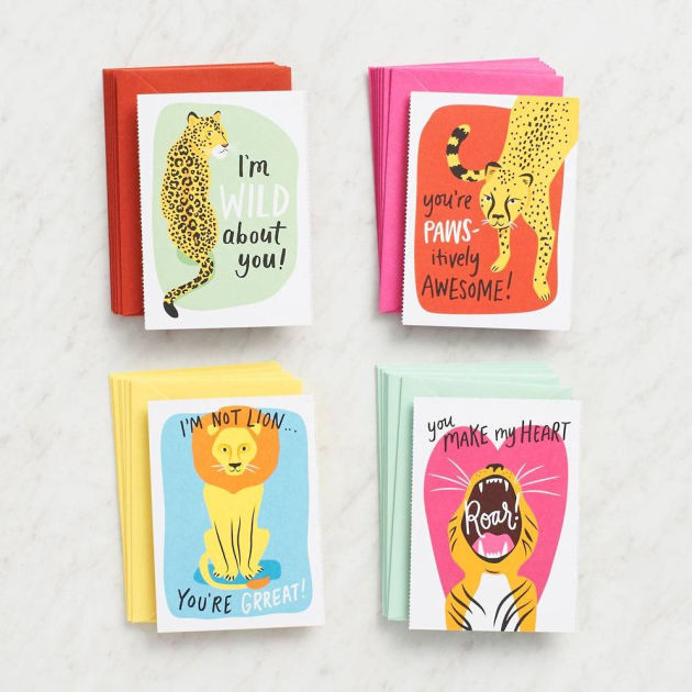 Jungle Cats Valentine Cards by PaperSource | Barnes & Noble®