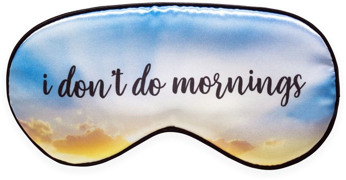 Ultra Soft Sleepmask I Dont Do Mornings By Kikkerland Barnes And Noble®