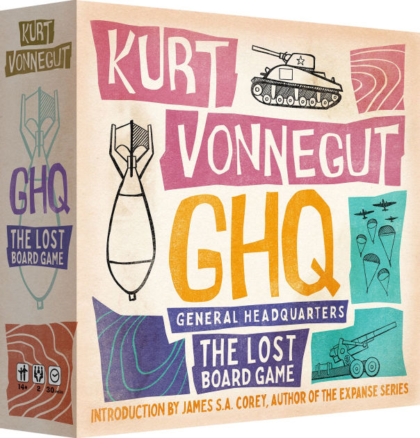 Kurt Vonnegut's GHQ: The Lost Board Game (B&N Exclusive) (B&N Game of the Month) by Mars ...