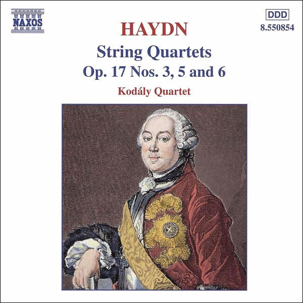 Haydn: String Quartets, Op. 17, Nos. 3, 5, and 6 by Kodaly Quartet | CD | Barnes & Noble®