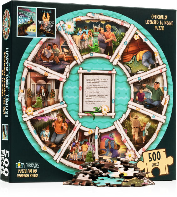 House in the Cerulean Sea Family Portrait Puzzle by Kingdom of Threads ...