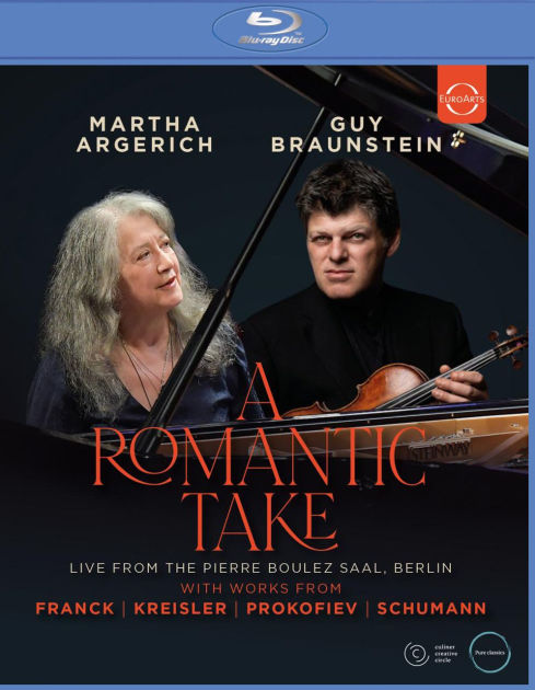A Romantic Take: Franck, Kreisler, Prokofiev, Schumann by Martha Argerich | Blu-ray | Barnes ...