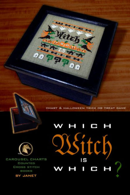 Which Witch is Which? Cross Stitch Candy Box Lid with Homonym Brain ...