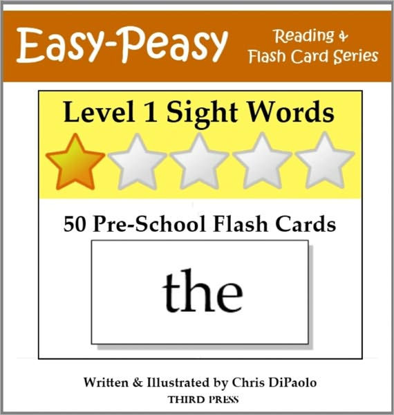 Level 1 Sight Words: 50 Pre-School Flash Cards (aka Dolch Words or High ...