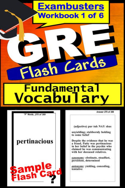 GRE Study Guide Fundamental Vocabulary--GRE Flashcards--GRE Prep ...