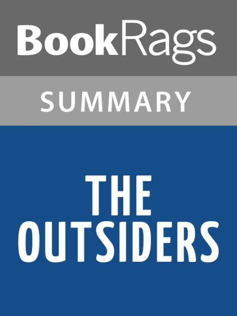 The Outsiders by S.E. Hinton Summary & Study Guide by BookRags | eBook ...
