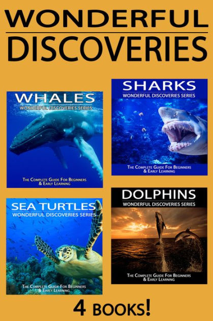 Wonderful Discoveries: Sharks, Whales, Dolphins, Sea Turtles (4 Books ...