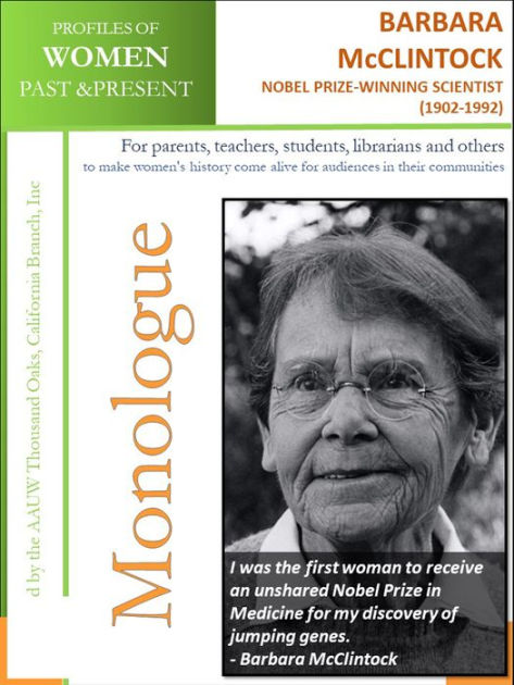 Profiles of Women Past & Present - Barbara Mcclintock Nobel Prize ...