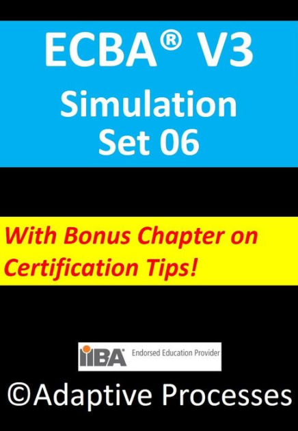 ECBA V3 Simulation -Set 06 by Adaptive Processes | eBook | Barnes & Noble®