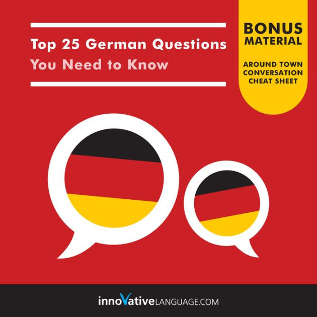 Top 25 German Questions You Need to Know by Innovative Language ...