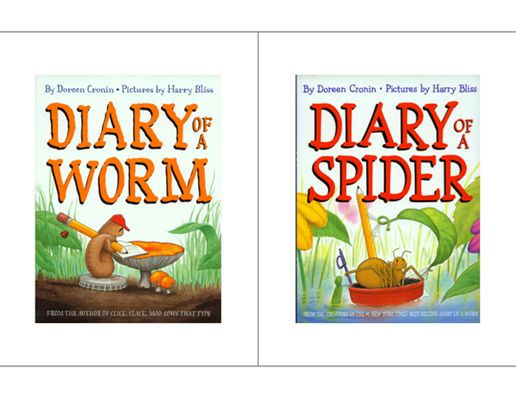 Diary of a Spider / Diary of a Worm by Doreen Cronin, Harry Bliss ...