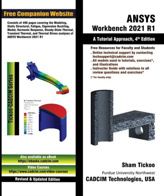 ANSYS Workbench 2021 R1: A Tutorial Approach, 4th Edition by Sham Tickoo | eBook | Barnes & Noble®
