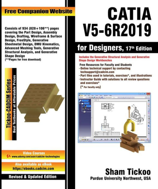 Catia V5-6R2019 for Designers 17th Edition by Sham Tickoo | eBook | Barnes & Noble®