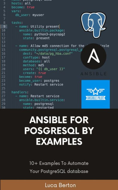 Ansible For PostgreSQL by Examples by Luca Berton | eBook | Barnes & Noble®
