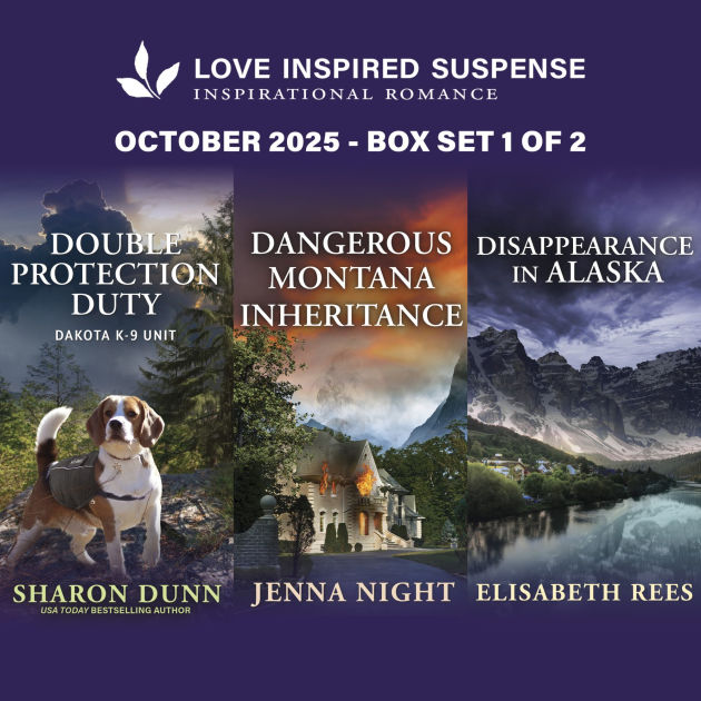 Love Inspired Suspense October 2025 - Box Set 1 of 2 by Sharon Dunn, Jenna Night, Elisabeth Rees ...