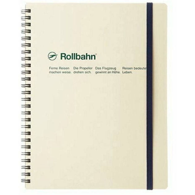 Cream Delfonics Rollbahn Spiral Notebook by Delfonics | Barnes & Noble®