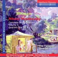 Nikolai Myaskovsky: Complete String Quartets, Vol. 5 (Quartets Nos. 12 & 13) by Taneyev Quartet ...