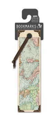 Vintage Map Bookmark by If USA | Barnes & Noble®