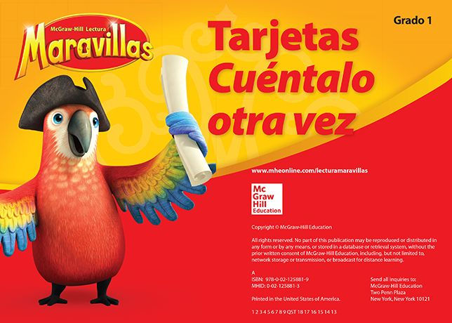 Lectura Maravillas, Grade 1, Retelling Cards / Edition 1 by McGraw Hill ...