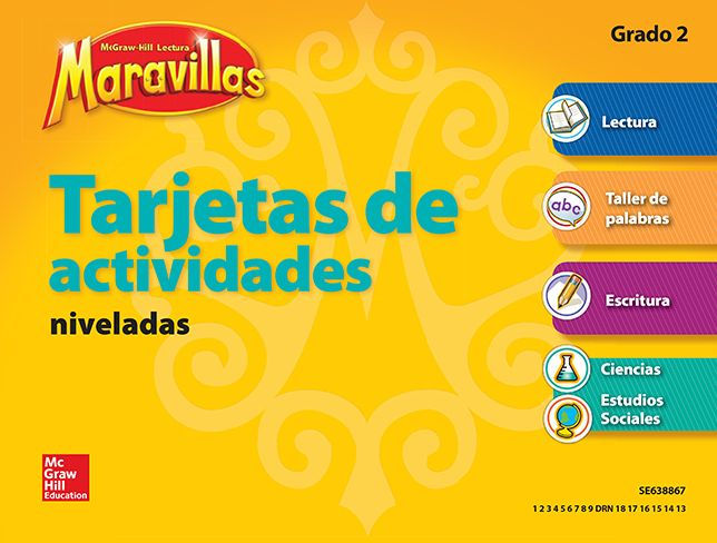 Lectura Maravillas, Grade 2, Workstation Activity Cards Package (4 ...