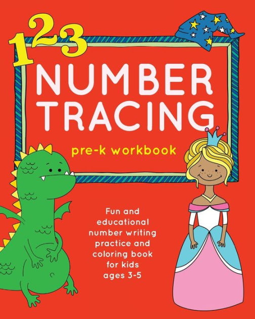 Number Tracing Pre-K Workbook: Fun and Educational Number Writing ...
