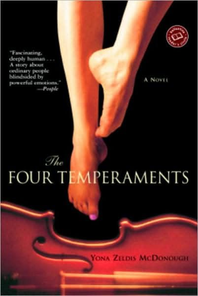 The Four Temperaments A Novel By Yona Zeldis Mcdonough Ebook