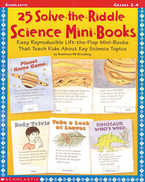 25 Solve-the-Riddle Science Mini-Books: Easy, Reproducible Lift-the ...