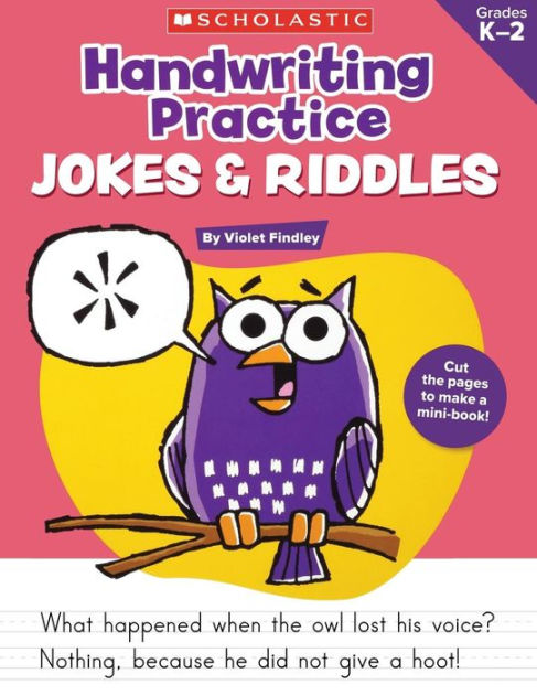 Handwriting Practice: Jokes & Riddles: 40+ Reproducible Practice Pages ...