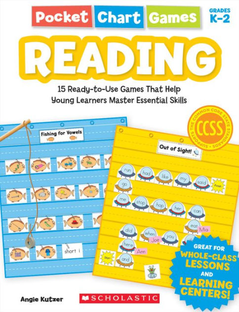 Pocket Chart Games: Reading: 15 Ready-to-Use Games That Help Young ...