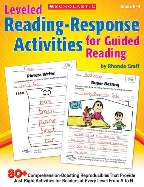 Leveled Reading-Response Activities for Guided Reading: 80 ...