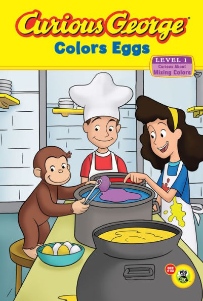 Curious George Colors Eggs: An Easter And Springtime Book For Kids by H ...