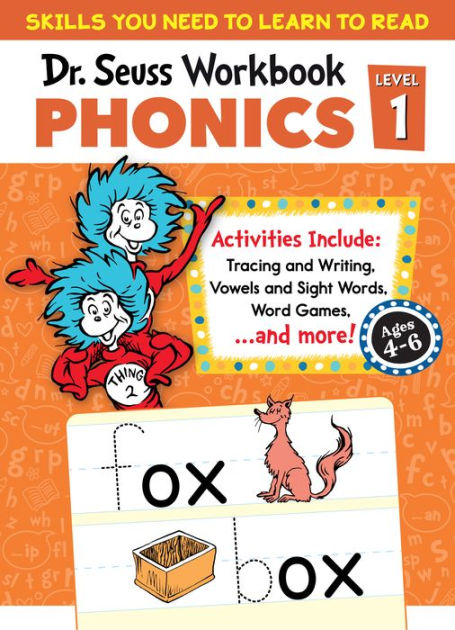 Dr. Seuss Phonics Level 1 Workbook: A Phonics Workbook to Help Kids ...