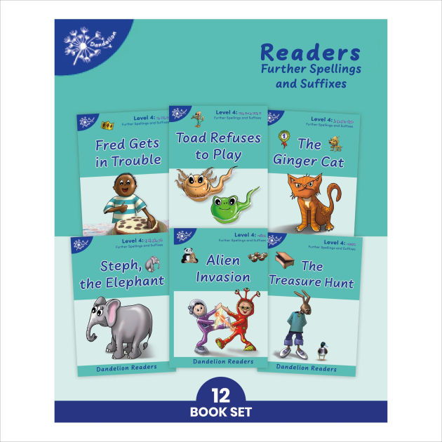 Phonic Books Dandelion Readers Further Spellings and Suffixes Level 4 ...