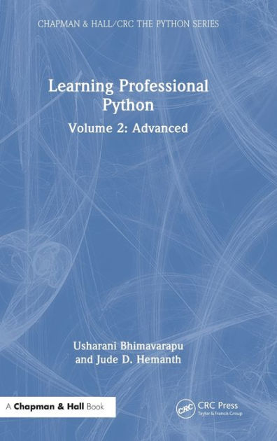 Learning Professional Python: Volume 2: Advanced by Usharani Bhimavarapu, Jude D. Hemanth ...