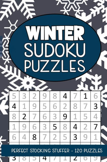 Winter Sudoku Puzzles: Seasonal Numbers Solve Activity Book for Kids ...