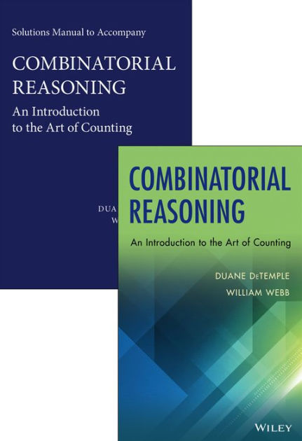 Combinatorial Reasoning: An Introduction to the Art of Counting Set by Duane DeTemple, Hardcover ...