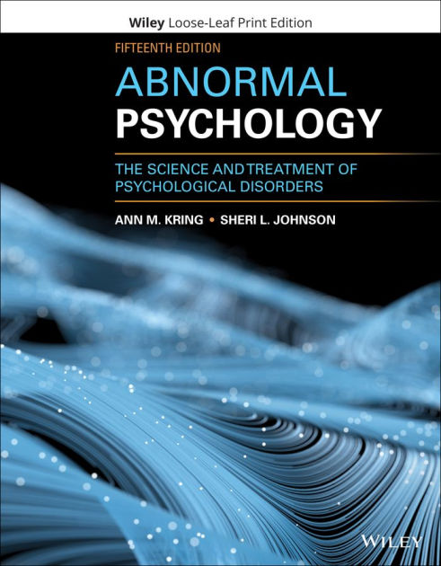 Abnormal Psychology: The Science and Treatment of Psychological ...
