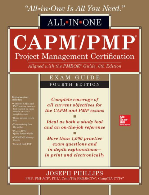 CAPM/PMP Project Management Certification All-In-One Exam Guide, Fourth ... CAPM/PMP Project Management Certification All-In-One Exam Guide, Fourth ...