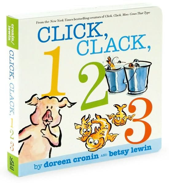 Click, Clack, 123 by Doreen Cronin, Betsy Lewin, Board Book | Barnes ...