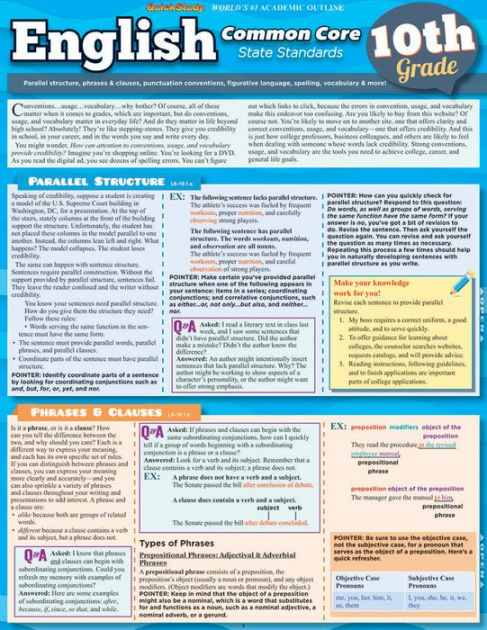 English Common Core 10th Grade by Gail Riley, Paperback | Barnes & Noble®