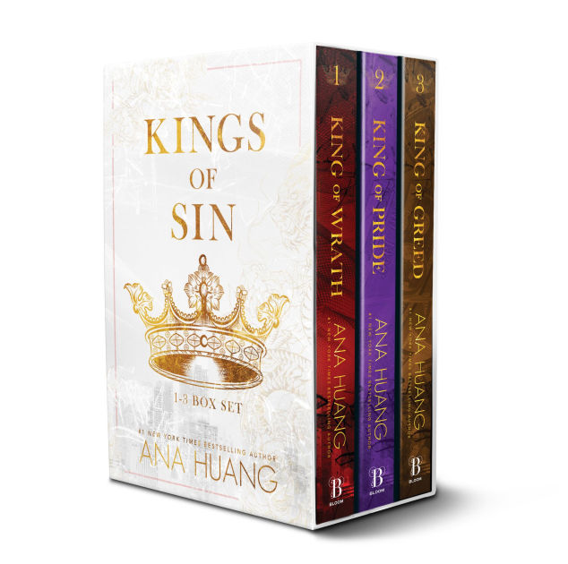 Kings of Sin Series Boxed Set, Books 1-3: King of Wrath, King of Pride, and King of Greed by Ana ...