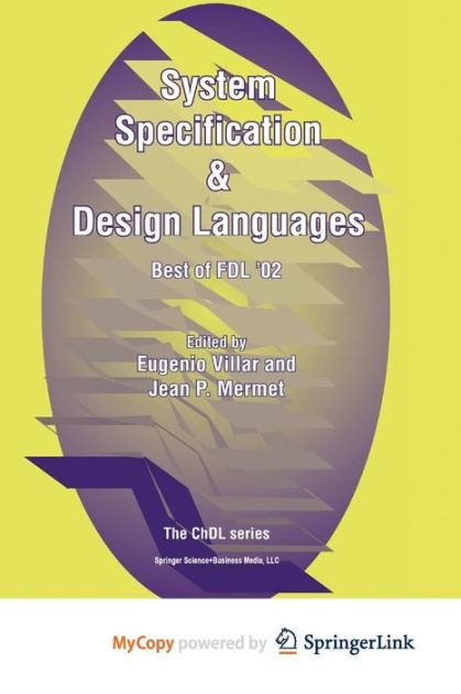 System Specification And Design Languages Best Of Fdl02 By Eugenio Villar Paperback Barnes 