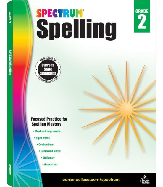 Spectrum Spelling Grade 2 By Spectrum Paperback Barnes Noble spectrum-spelling-grade-2-by-spectrum-paperback-barnes-noble