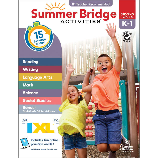 Summer Bridge Activities, Grades K - 1 by Summer Bridge Activities ...