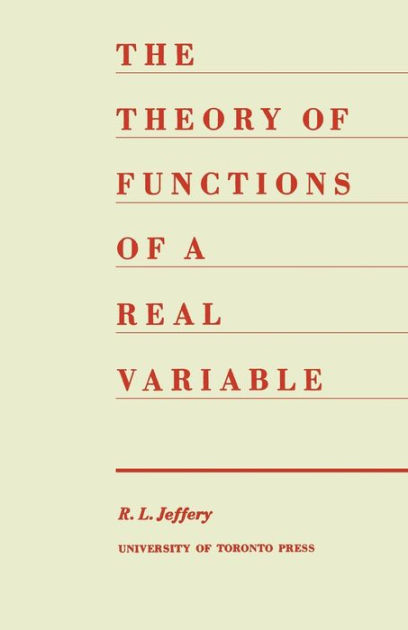 The Theory Of Functions Of A Real Variable Second Edition By Ralph L 6332