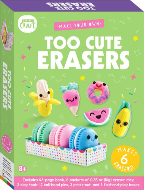 Curious Craft Make Your Own Too Cute Erasers by Hinkler, Hardcover | Barnes & Noble®