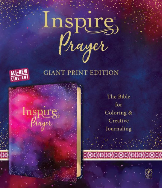 Inspire Prayer Bible Giant Print Nlt Leatherlike Purple The Bible For Coloring And Creative