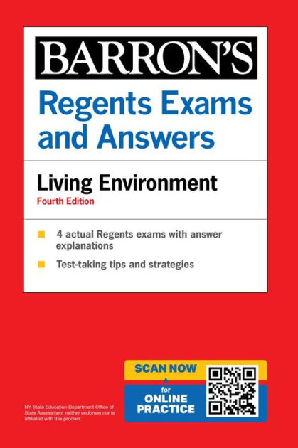 Regents Exams and Answers: Living Environment, Fourth Edition by Barron ...